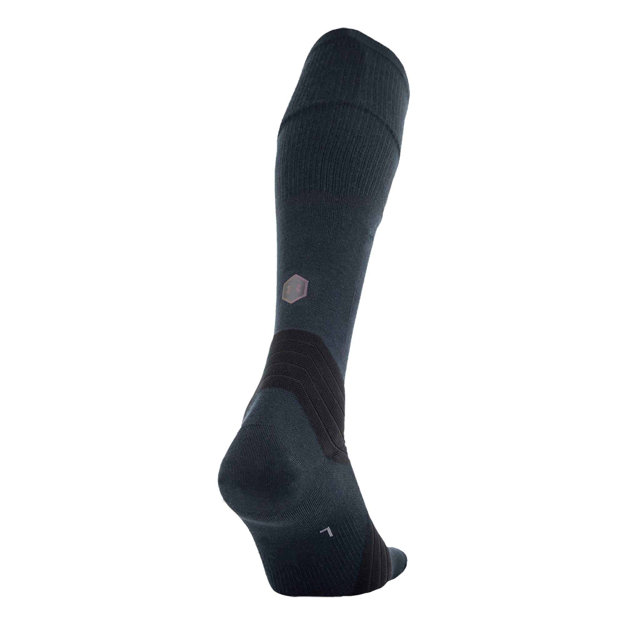 Under Armour Rush Over The Calf Socks, 1-pair, Mod Gray, Shoe Size: Mens 8-12, Womens 9-12