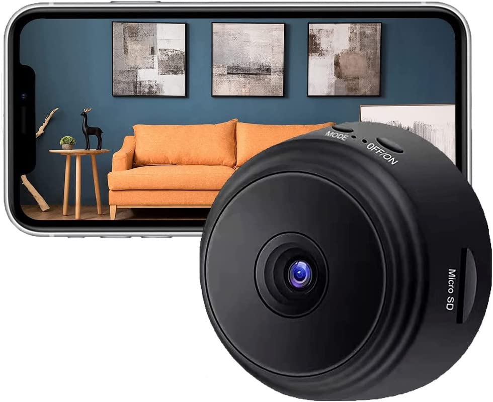 Usoway Spy Camera Hidden Camera,1080P Magnetic WiFi Mini Nanny Cam Wireless Camera for Home Office Security,Secret House Camera with Motion Detection Night Vision