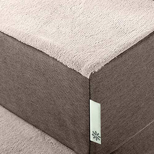 ZINUS Easy Pet Stairs / Pet Ramp / Pet Ladder, Small, Sand