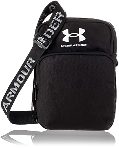 Under Armour unisex-adult Loudon Crossbody , (001) Black / Black / White , One Size