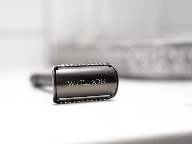 Wuldor Double Edge Wet Shave Safety Razor with 5 free blades