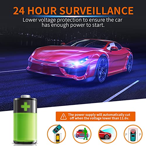 Weojeviy Dash Cam Power Cord Dash Cam Kit, USB Cable 3.2M, for Dash Camera Dash Cam Power Adapter for Dash Cam, Mirror Cam, GPS Navigator And Radar Detector Etc(MINI)