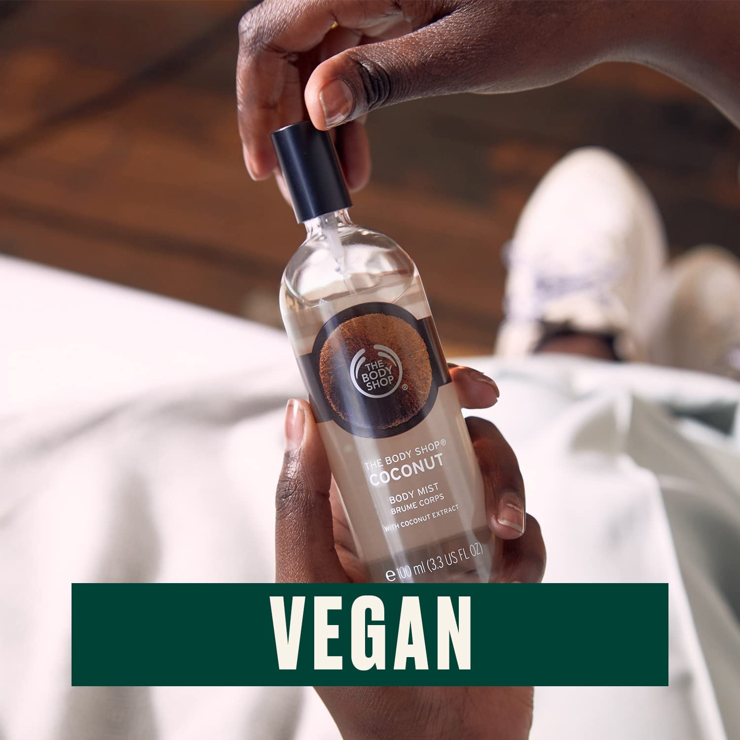 The Body Shop Coconut Body Mist β Refreshes and Cools with a Tropical Scent β Vegan β 3.3 oz