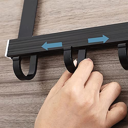 ZILZAL Metal Hooks for Hanging Movable Hook Behind The Punch-Free Door, Coat Hook on The Door, Hat on The Wall, Clothes Hanger, Wall Shelf
