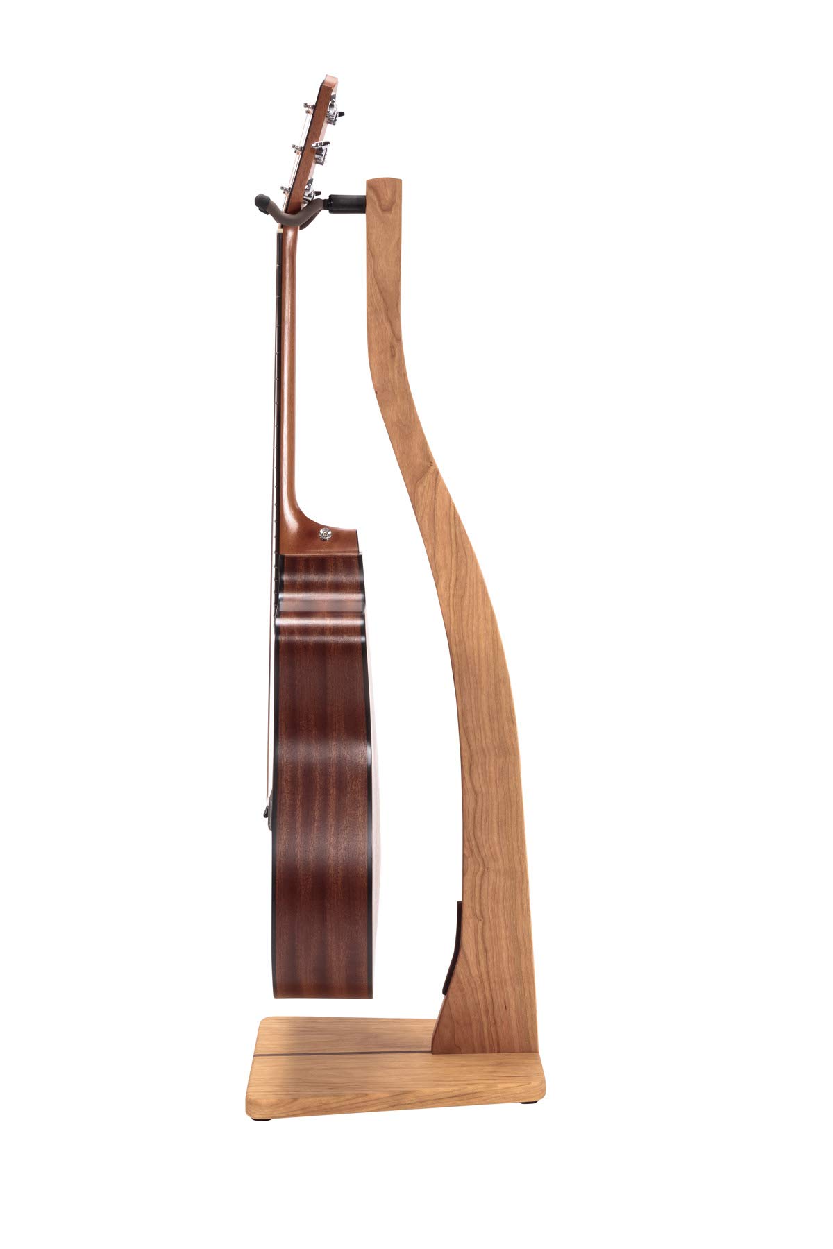 Zither Wooden Guitar Stand - Handcrafted Solid Walnut Wood Floor Stands Best for Acoustic, Electric and Classical Guitars, Made in USA