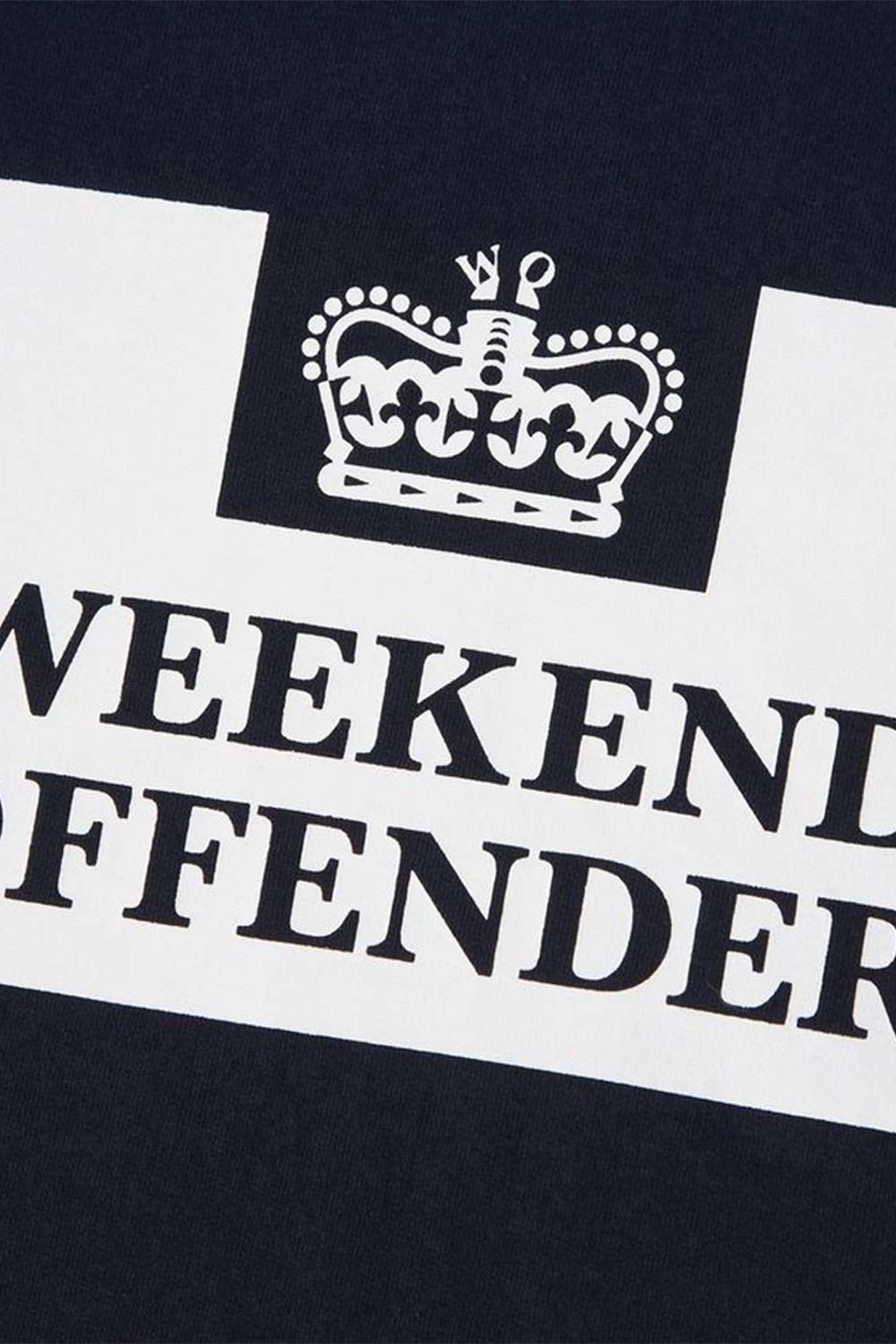 Weekend Offender Penitentiary Sweatshirt in Navy XXL