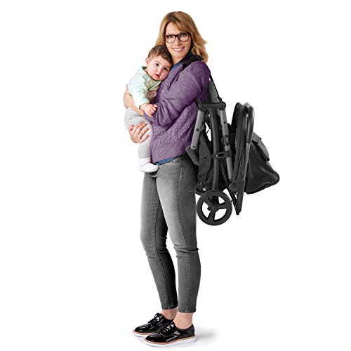 Summer 3Dpac CS Compact Fold Stroller with The Affirm 335 DLX Rear-Facing Infant Car Seat (Slate Gray) and Affirm 335 Infant Car Seat Adapters