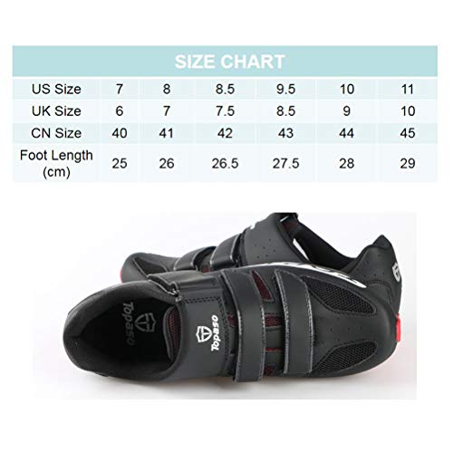 Weisheng Pro Reinforced Men's Sports Cycling Shoes Black