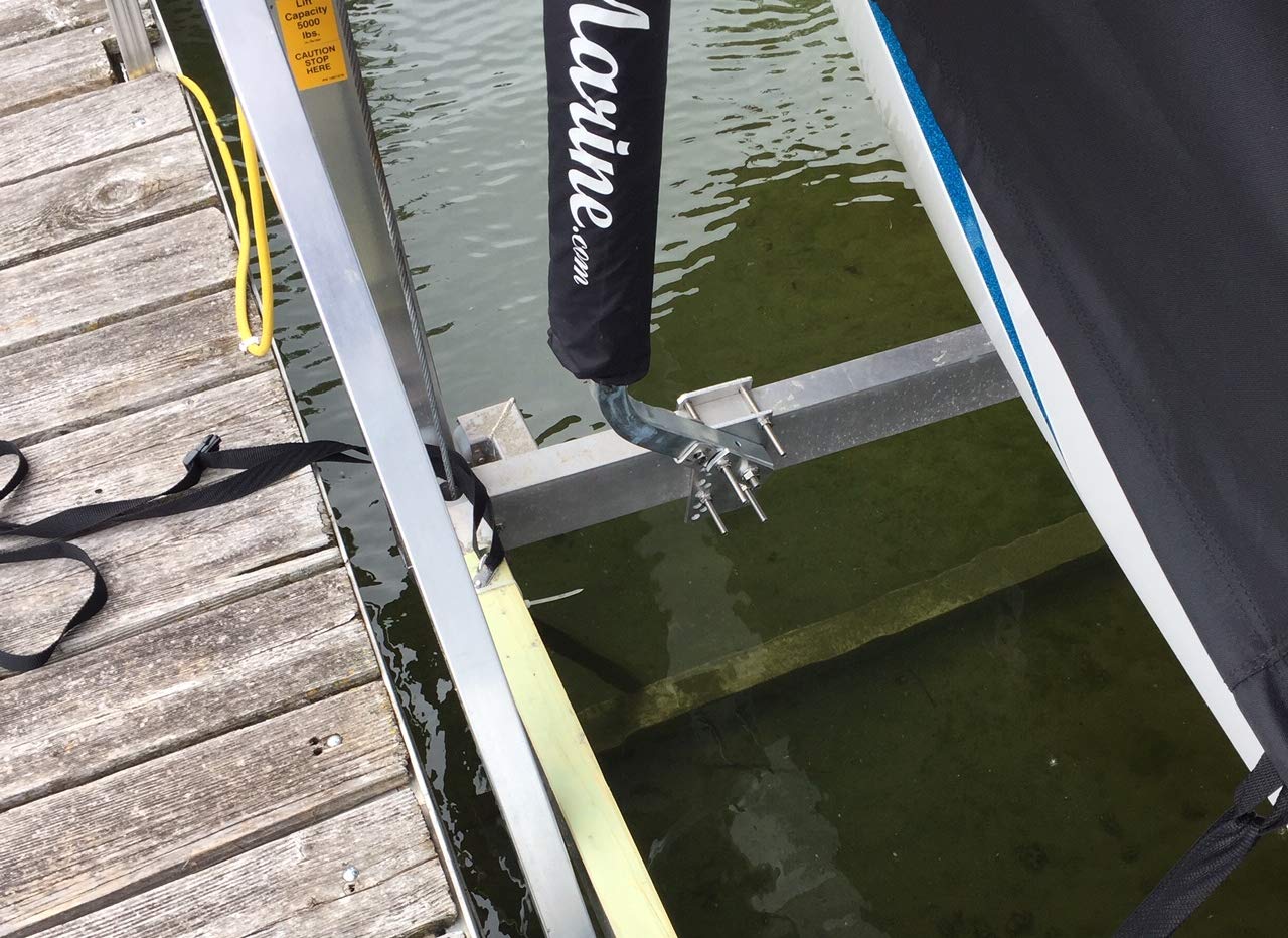 VeVe Inc. Boat Lift Post Guide-On, 1 Pair (Galvanized Finish)