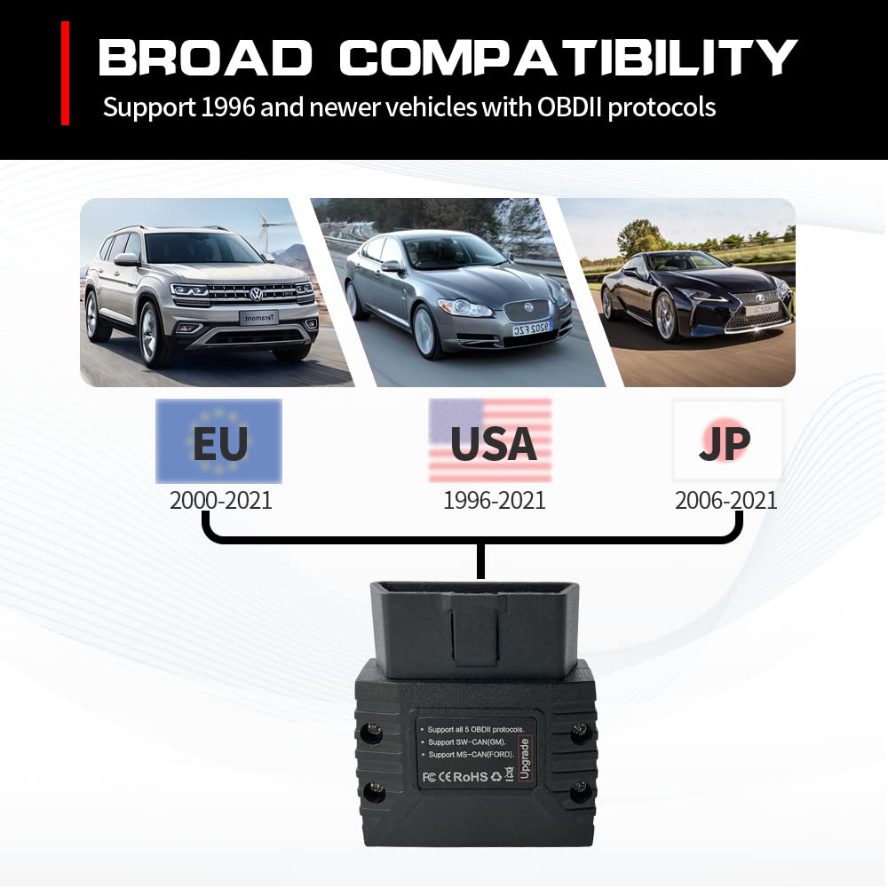 Vgate vLinker MC WiFi OBD2 Diagnostic Scanner for Android & iOS & Windows (Wi-Fi)