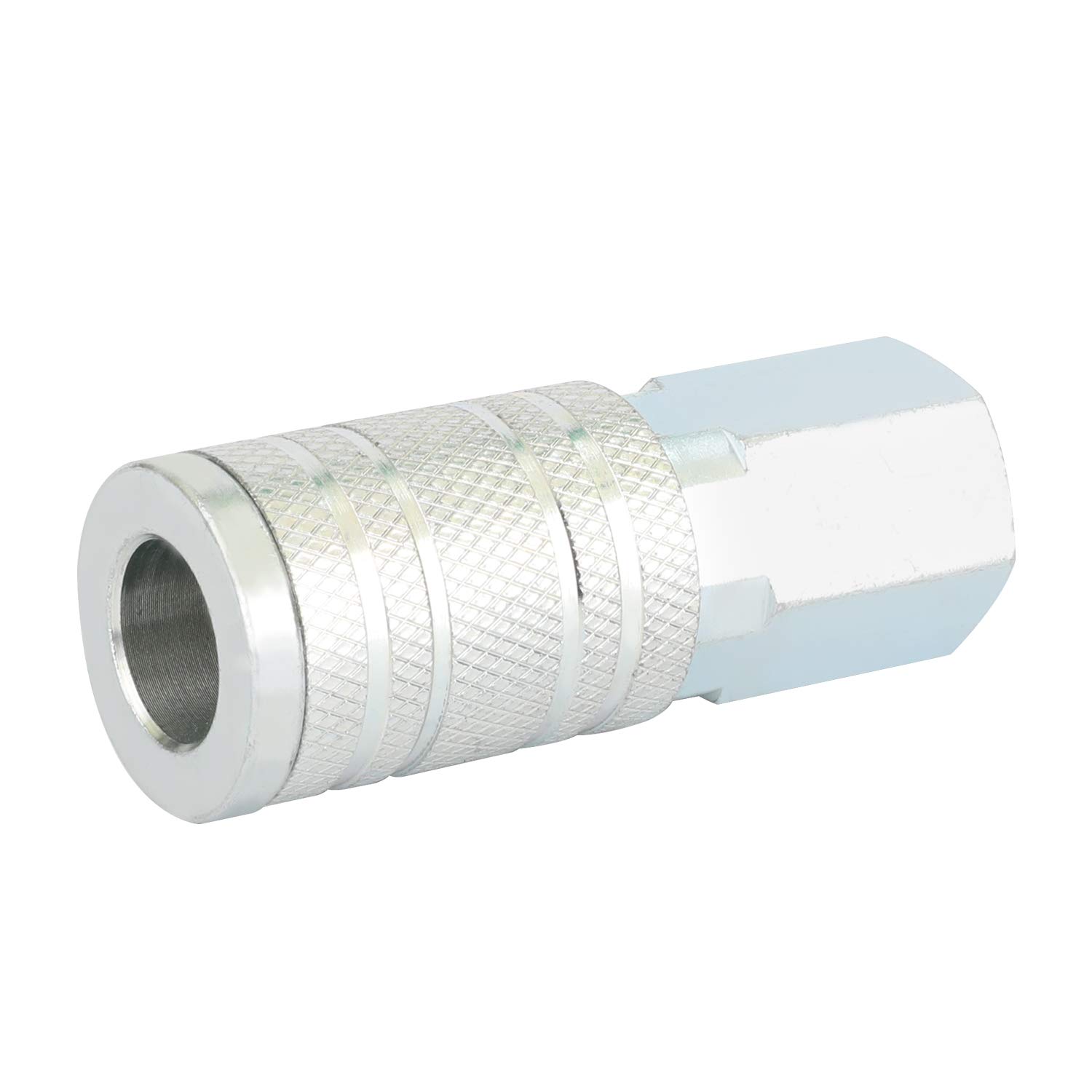 WYNNsky Industrial Air Coupler, 1/2 Inch Body Size, 1/2 Inch Thread Size, Steel Air Compressor Accessories fittings