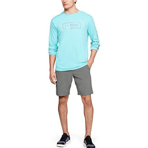Under Armour Men's Mantra Shorts, Gravity Green (388)/Summit White, 30