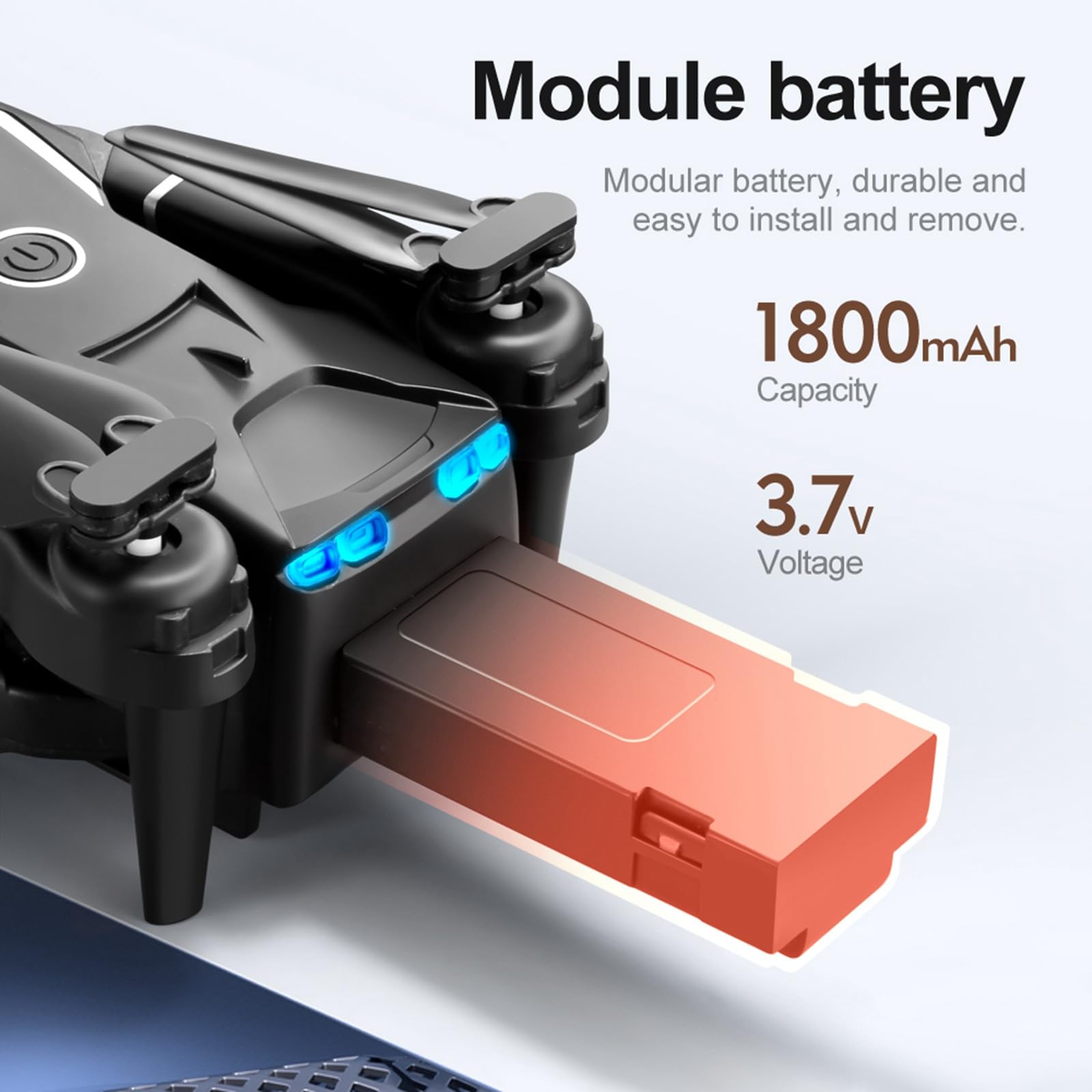 Upgraded Aerial Photography Drone With 4K Camera - Remote Control Drone Toy For Kids - Foldable Quadcopter With Altitude Hold, Headless Mode - Drone with Camera for Adults Kids