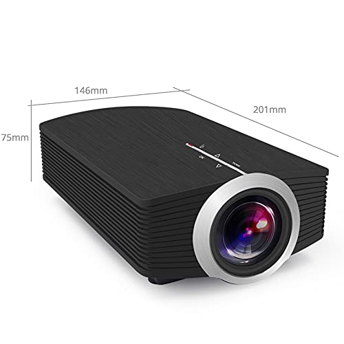 WENLII YG500/YG510 Mini Projector Support 1080P 1800Lumen Portable LCD LED Projector Home Cinema USB Beamer Bass Speaker ( Size : YG500 )