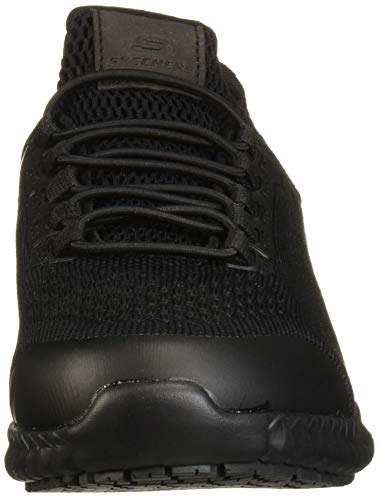 Skechers Women's Cessnock Carrboro Health Care Professional Shoe, Black, 7 M US