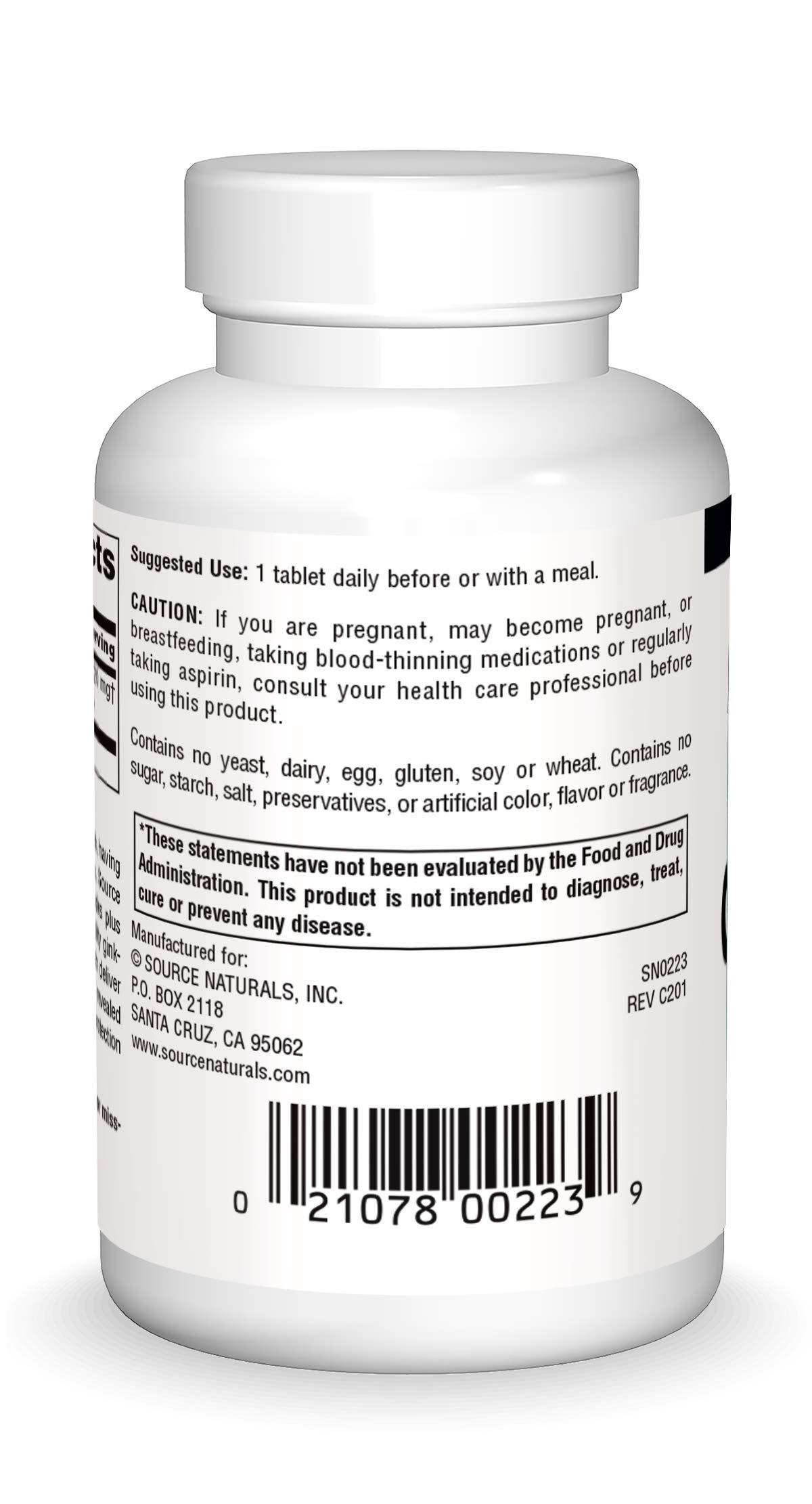 Source Naturals Ginkgo-24 - Ginkgo Biloba Extract 120 mg Supports Mental Acuity - 120 Tablets
