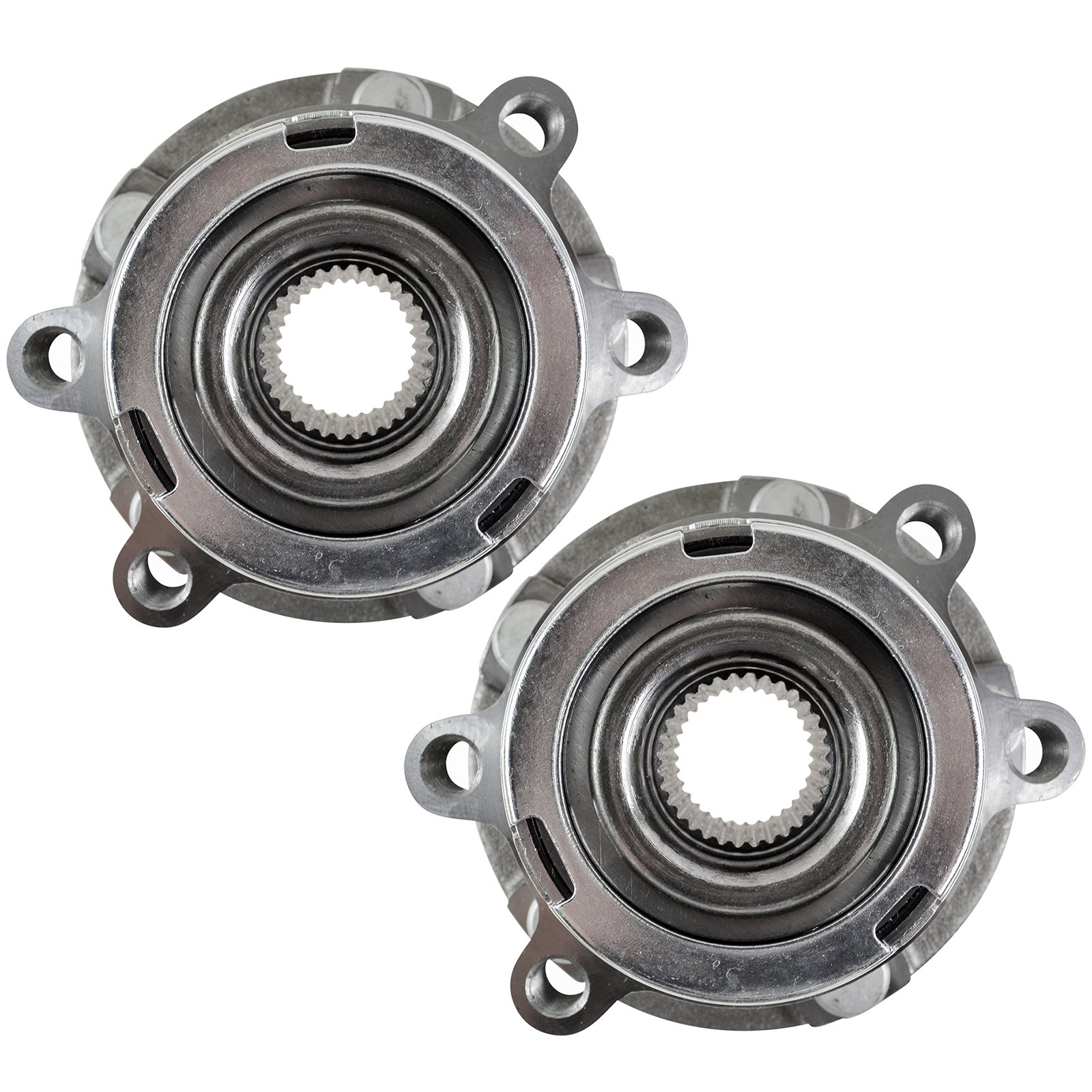 TRQ Front Wheel Hub Bearings Assembly Set Compatible with 2013 Infiniti JX35 2019-2021 QX50 2014-2020 QX60 2007-2018 Nissan Altima 2009-2022 Maxima 2009-2018 Murano 2013-2020 Pathfinder