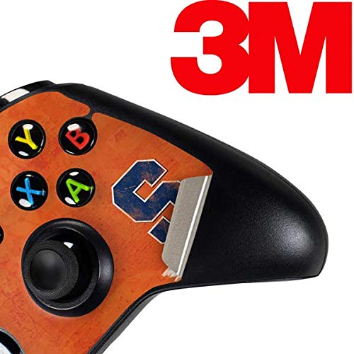 Skinit Decal Gaming Skin Compatible with Xbox One Controller - Officially Licensed College Syracuse Distressed Design