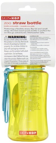 Skip Hop Zoo Straw Bottle, Bee, 12 Ounce Color: bee Child, New Born