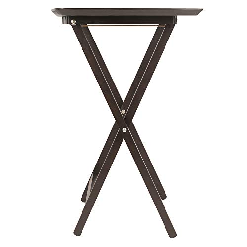 Winsome Anila Snack Table, Coffee, 23.86 x 16.77 x 25.83
