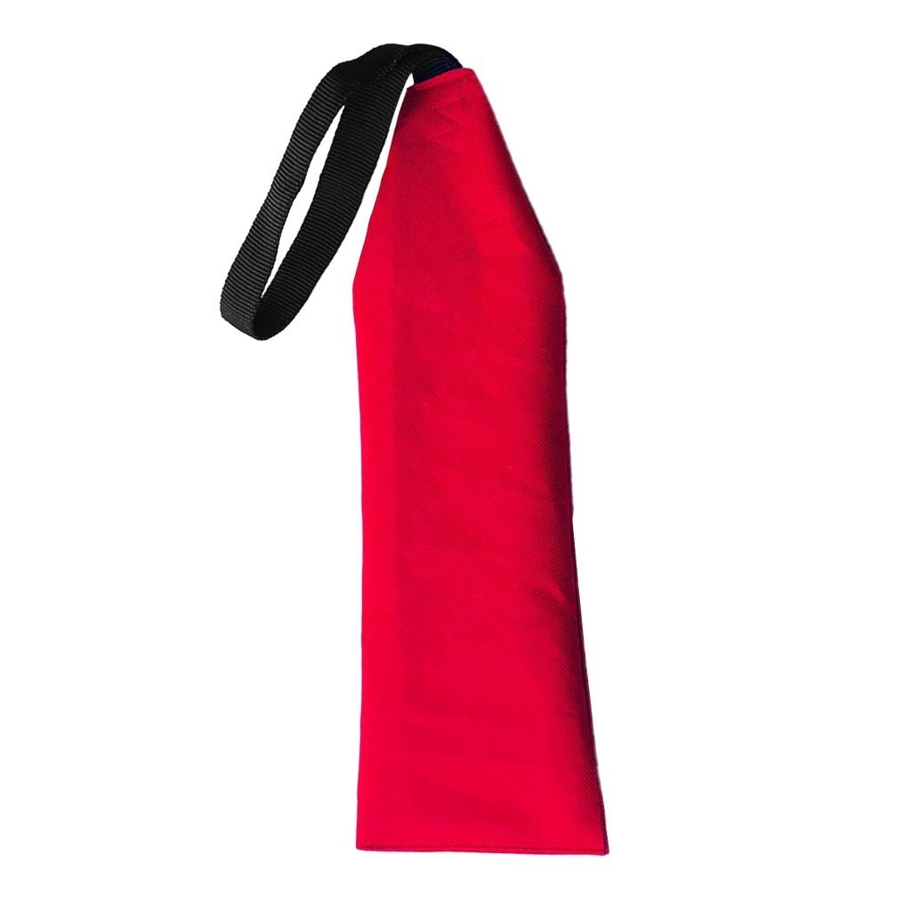 ZXAZX 2 Pieces Red Travel Flag Tow Warning Flag with Webbing Suit for Kayak Canoes Safety Accessories