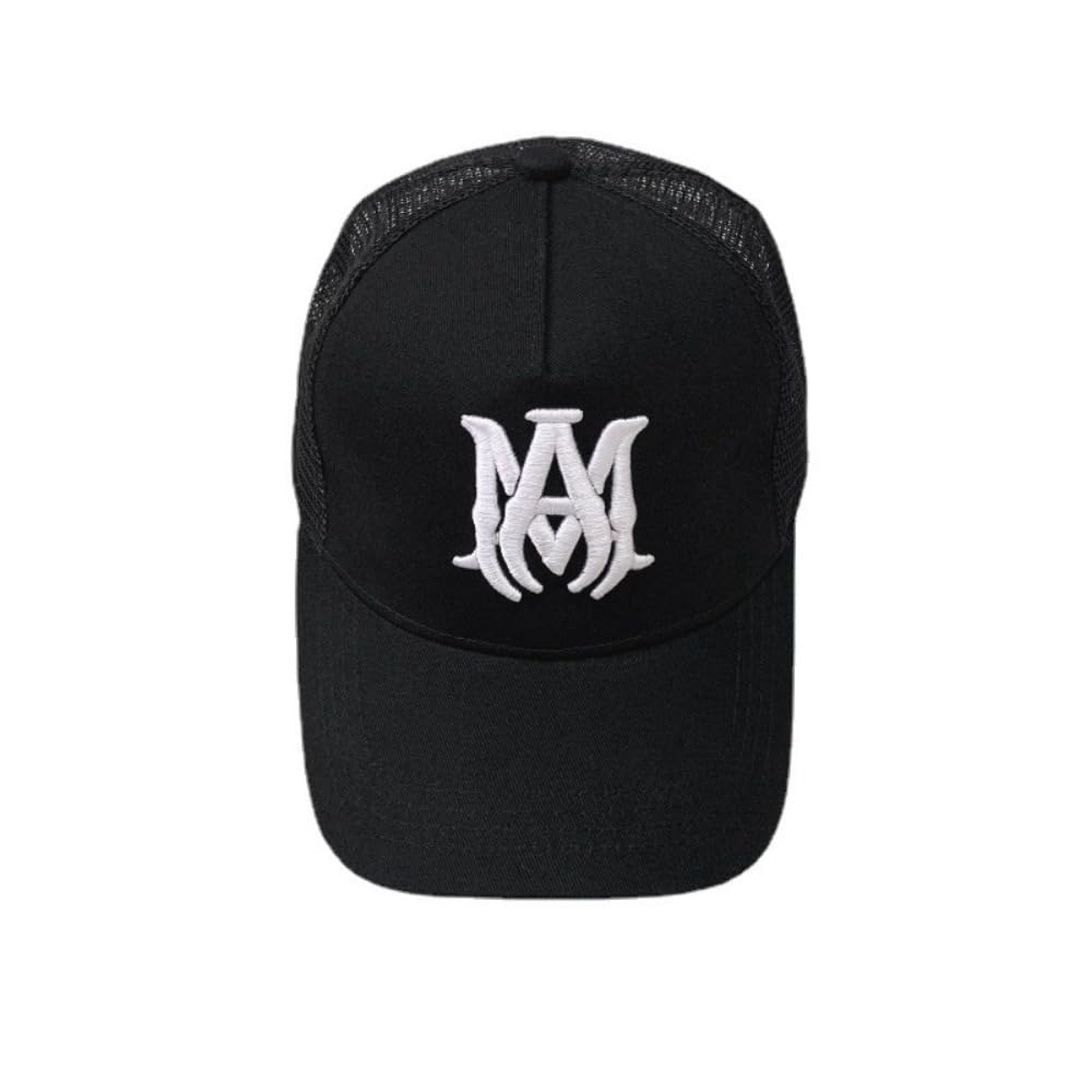 Trucker hat, baseball cap, embroidered letter print, adjustable unisex baseball cap