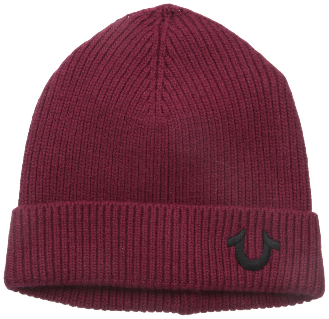 True Religion Men's Ribbed-Knit Watch Cap, Broadway, One Size