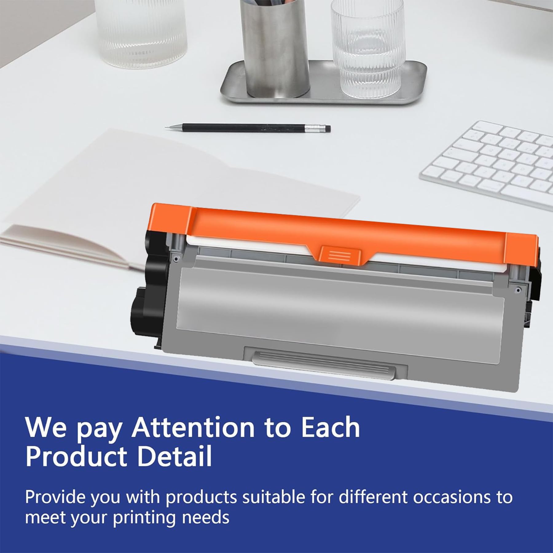 TN-660 TN630 TN-630 Toner High Yield Replacement for Brother TN660 Toner Cartridge HL-L2380DW HL-L2320D HL-L2340DW DCP-L2540DW MFC-L2700DW MFC-L2720DW Printers (Black, 1 Pack)