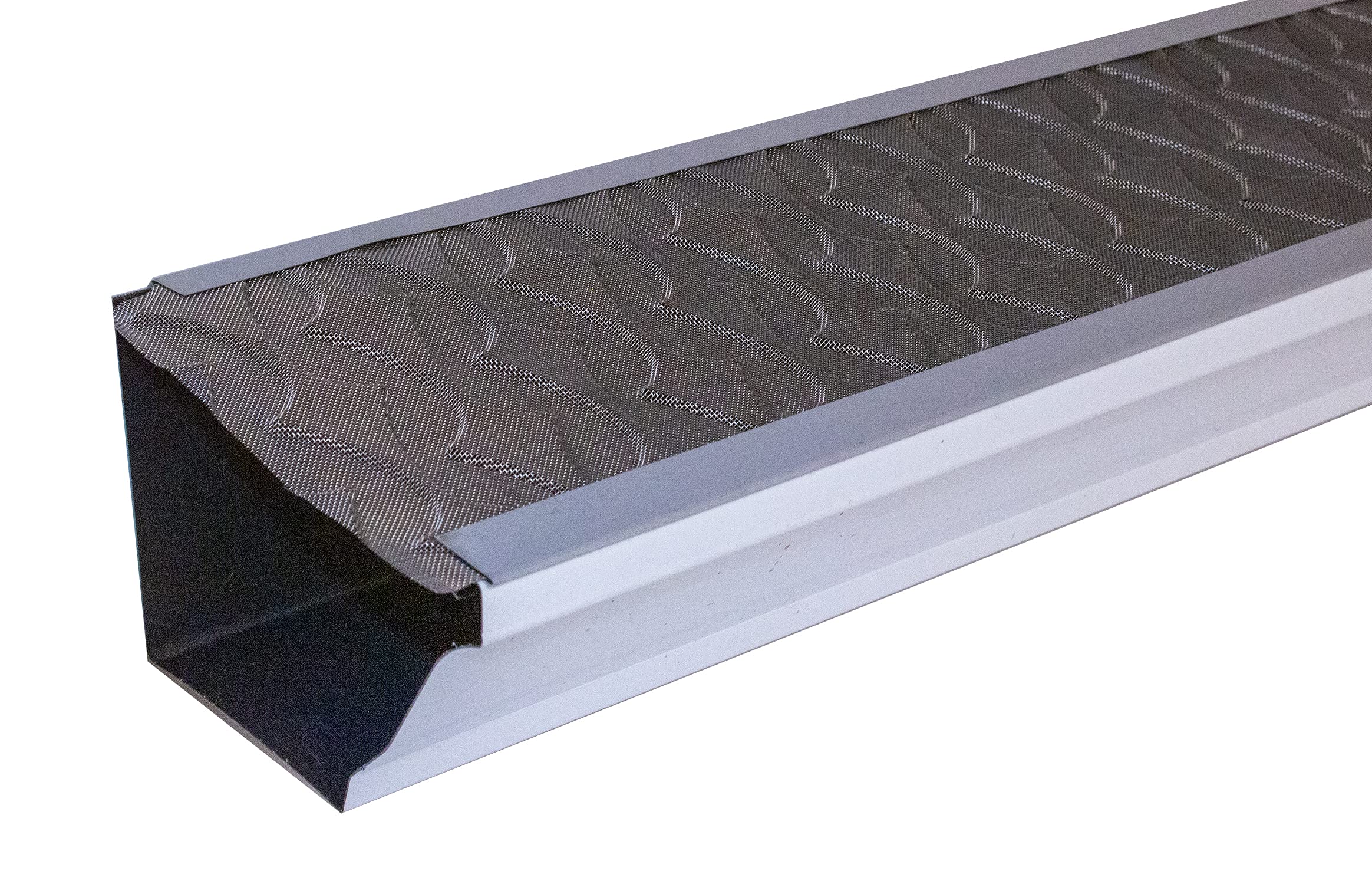 Superior Gutter Guard | New Raised Stainless-Steel Screen Technology Gutter Cover, DIY Constructed. Fits Any Traditional 6-inch Gutter - 48FT Kit