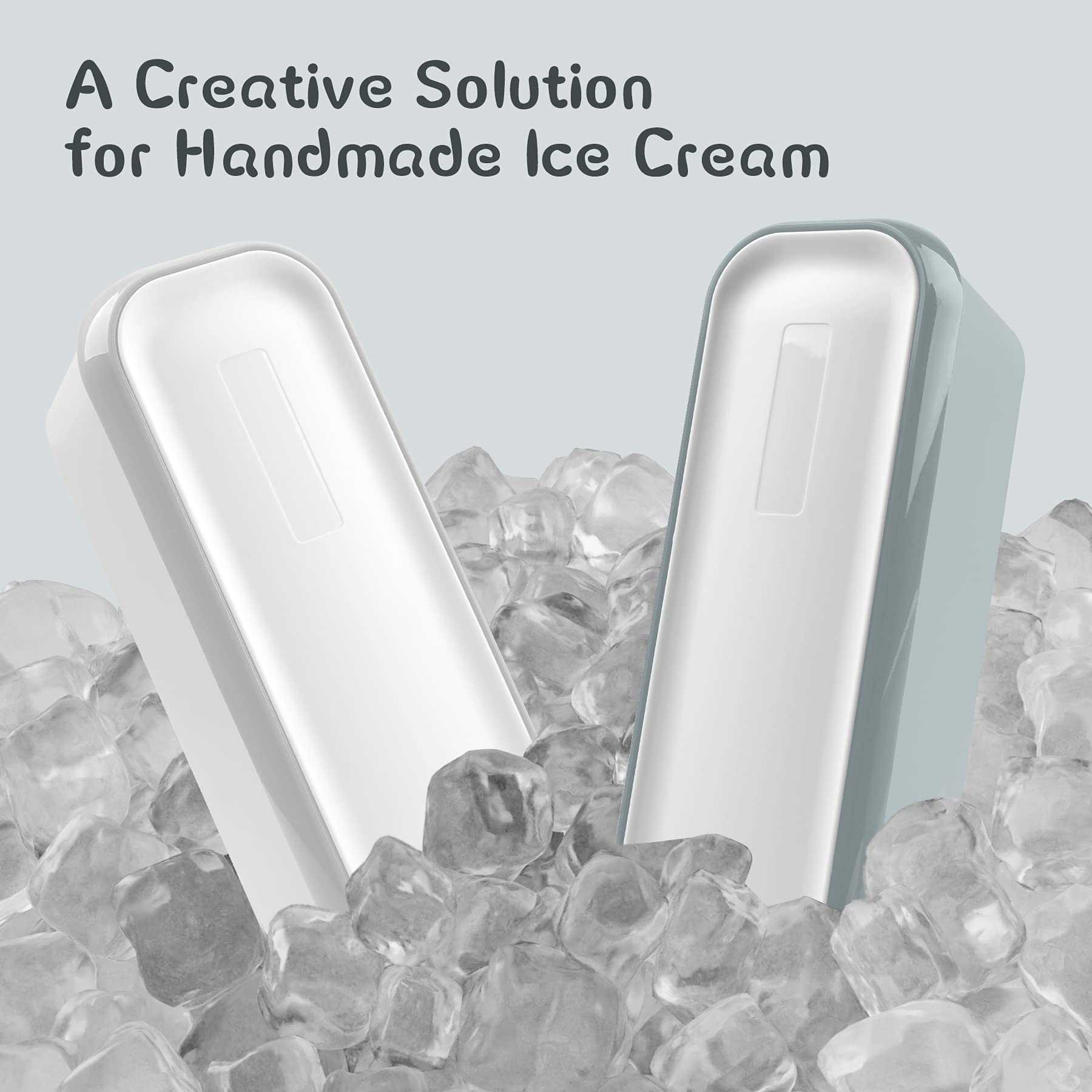 SveBake Ice Cream Storage Containers with Lids 2 PACK - 1.5 Quarts Homemade Ice Cream Tubs, Freezer Containers, Purple & Lavender