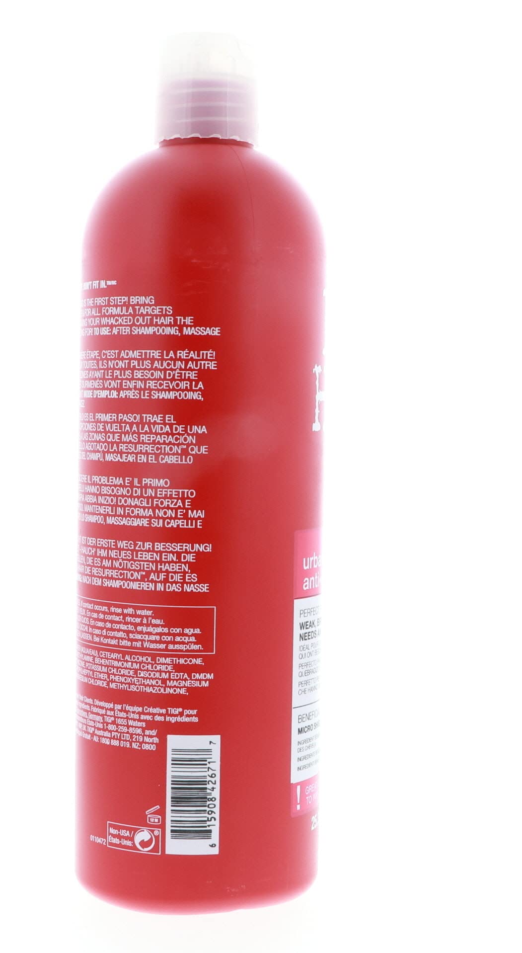 TIGI Bed Head Urban Anti+dotes Resurrection Conditioner 25.36 oz (Pack of 4)