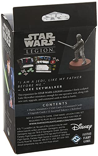 Star Wars Legion Luke Skywalker Expansion | Two Player Battle Game | Miniatures Game | Strategy Game for Adults and Teens | Ages 14+ | Average Playtime 3 Hours | Made by Atomic Mass Games