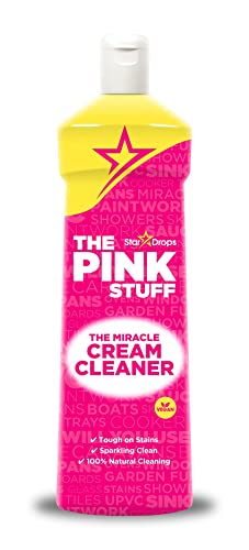 Stardrops - The Pink Stuff - The Miracle Cleaning Paste, Multi-Purpose Spray, Bathroom Foam Spray, Window & Glass Cleaner, and Cream Cleaner Bundle