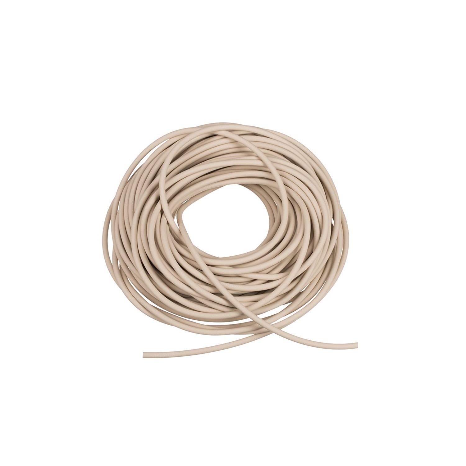THERABAND Resistance Tubes, Professional Latex Elastic Tubing, Upper & Lower Body, Core Exercise, Physical Therapy, Lower Pilates, At-Home Workout, & Rehab, 100 Foot, Tan, Extra Thin, Beginner Level 1