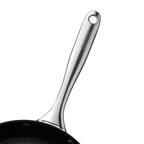 Starfrit 034723-002-0000 The Rock 11-inch Deep Diamond Fry Pan, Black