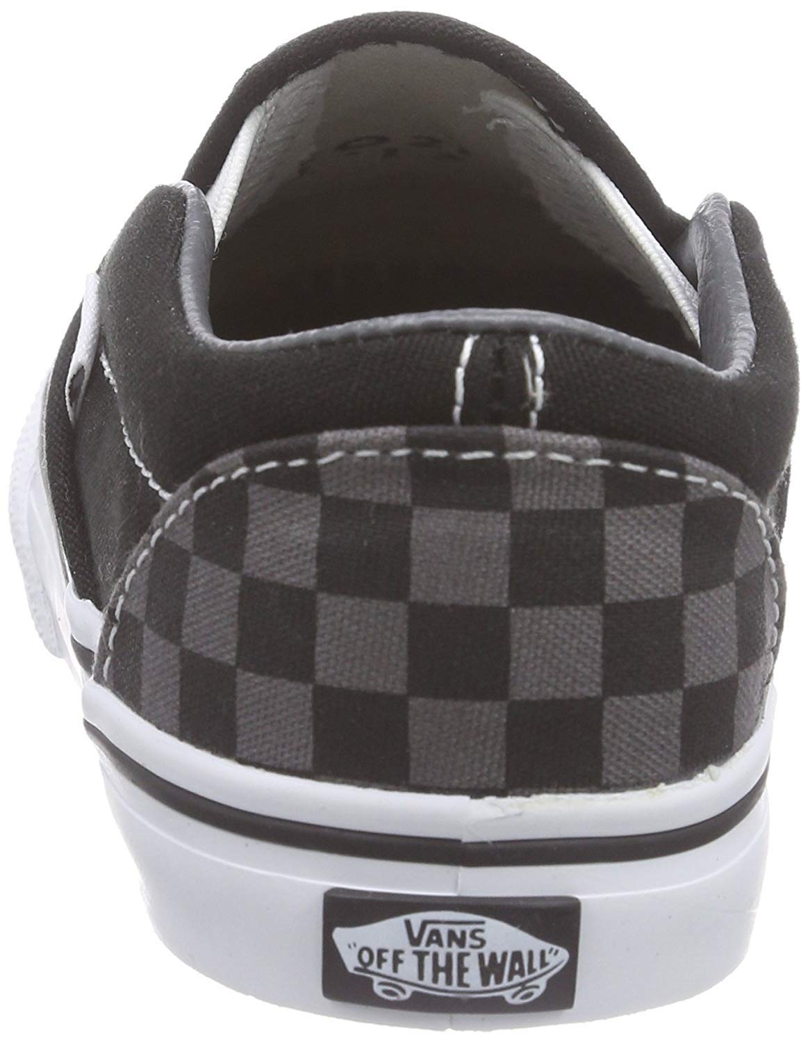 Vans Unisex-Child Classic Slip-On Core-K, Check Black/Pewter, 5 M US Toddler