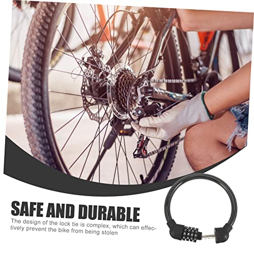 VANZACK 8 Pcs Wear-Resistant Bike Lock Convenient Bike Lock Sturdy Cable Lock Bike Chain Lock Reusable Bike Lock Daily Use Cycle Lock Multi-Function Bike Lock Abs Lock Disc Major