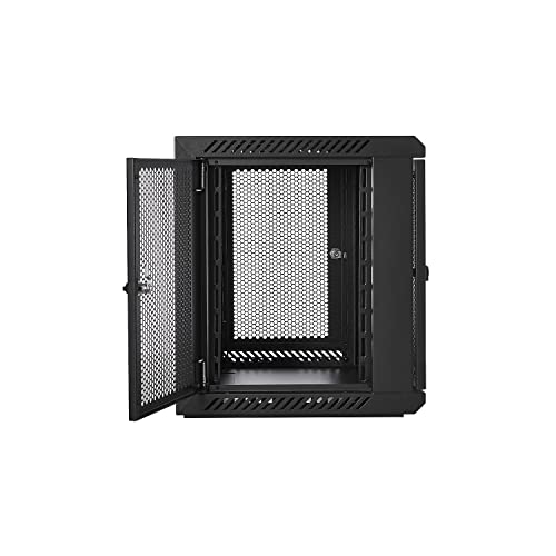 V7 RMWC9UV450-1N Rack Mount Wall Cabinet Enclosure 9U Vented
