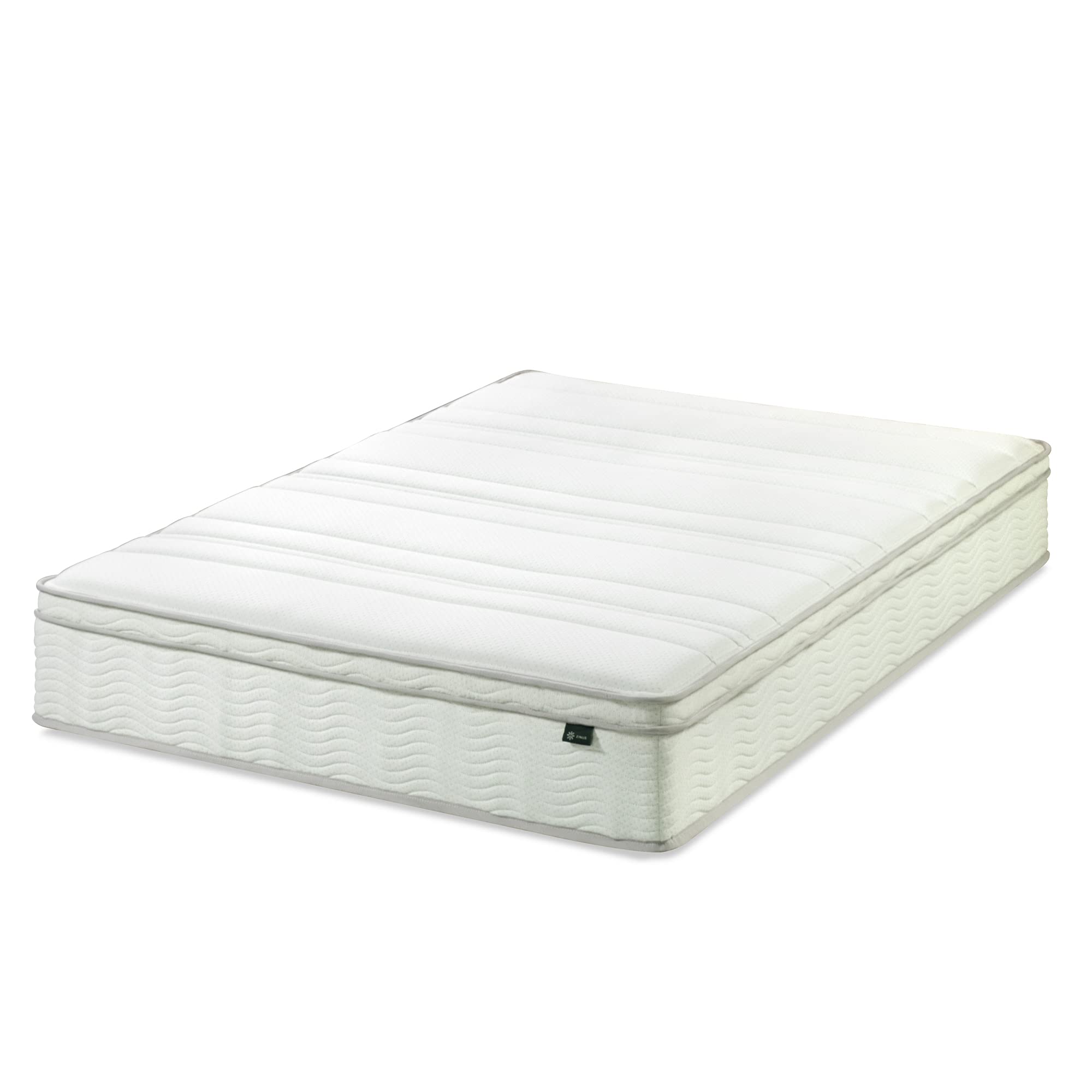 ZINUS 12 Inch Foam and Spring Mattress and SmartBase Metal Mattress Foundation Set / Bed and Mattress Set / No Box Spring Needed / Mattress in a Box, King