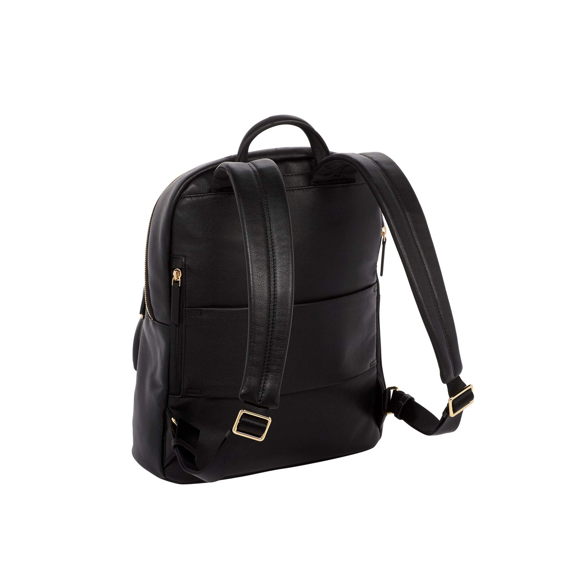 TUMI - Voyageur Hagen Leather Laptop Backpack - 12 Inch Computer Bag For Women - Black