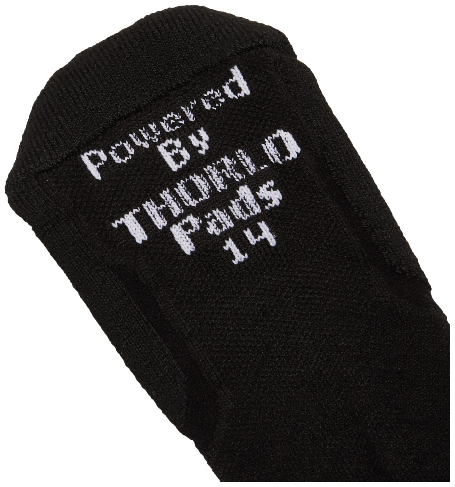 thorlos mens Xcmu Thin Cushion Running Low Cut athletic socks, Black, X-Large US