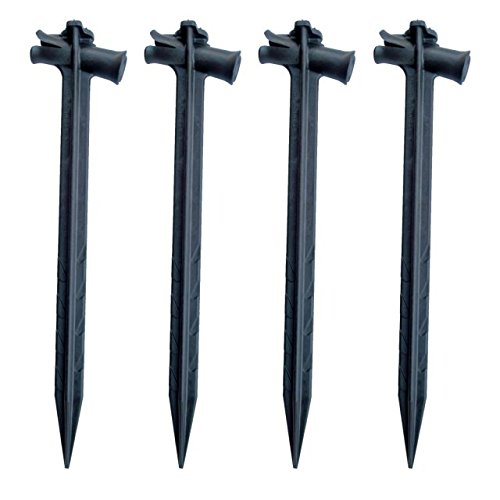 Speed Cinch 18" Stake Black 4 Pack