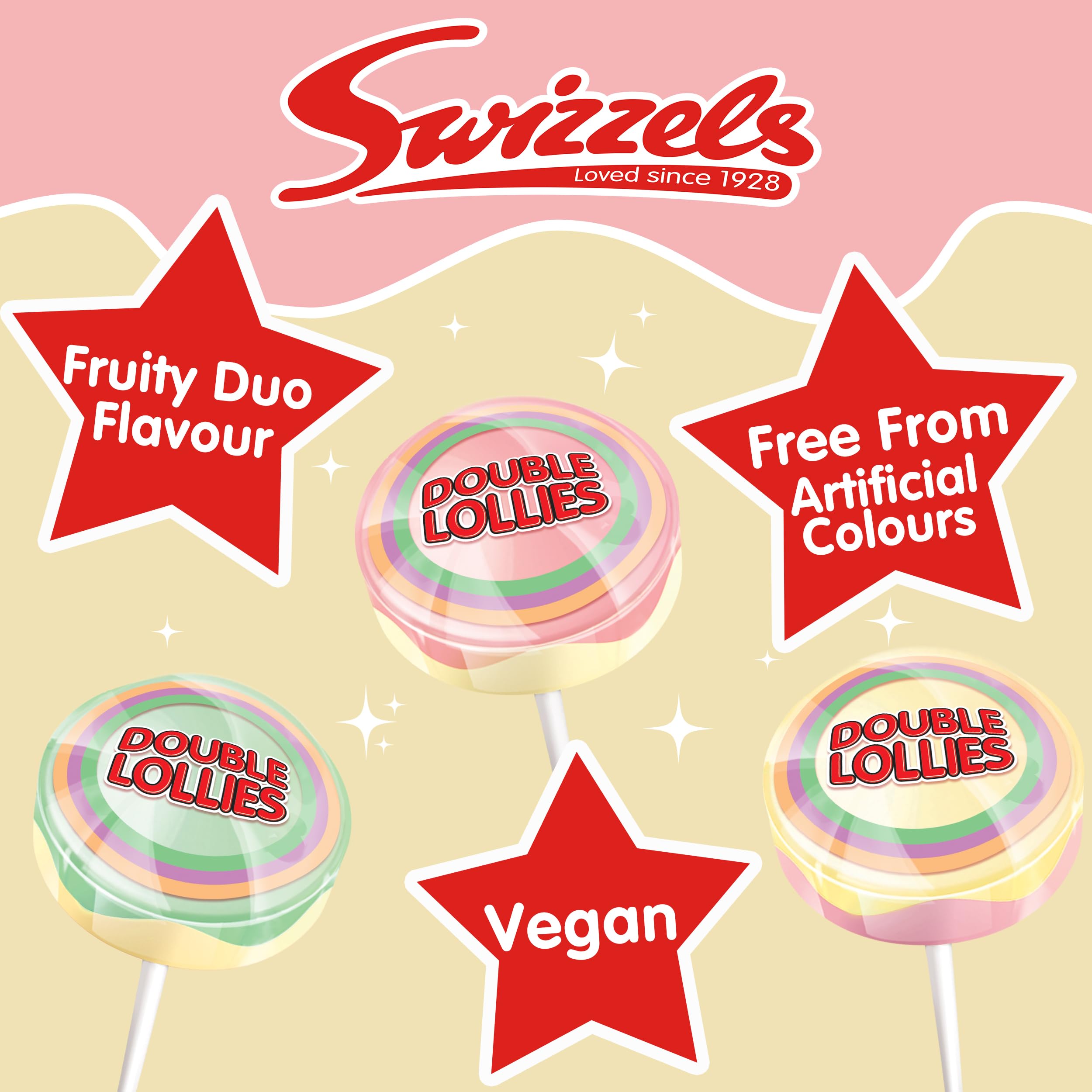 Swizzels Matlow Double Lollies Sweets 3 Kg