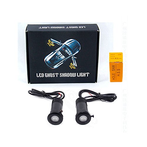 YiHee Car Door Welcome Light DIY LED Projection Logo Step Light Badge for FORD F150 - 1 Pair