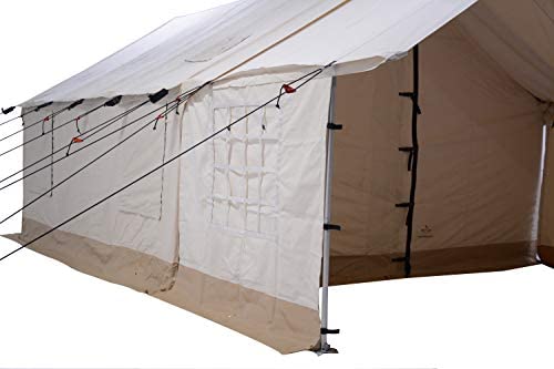 WHITEDUCK Alpha Wall Tent Porch for Hunting, Family Camping & Outdoor Activities (10'x12', Canvas)