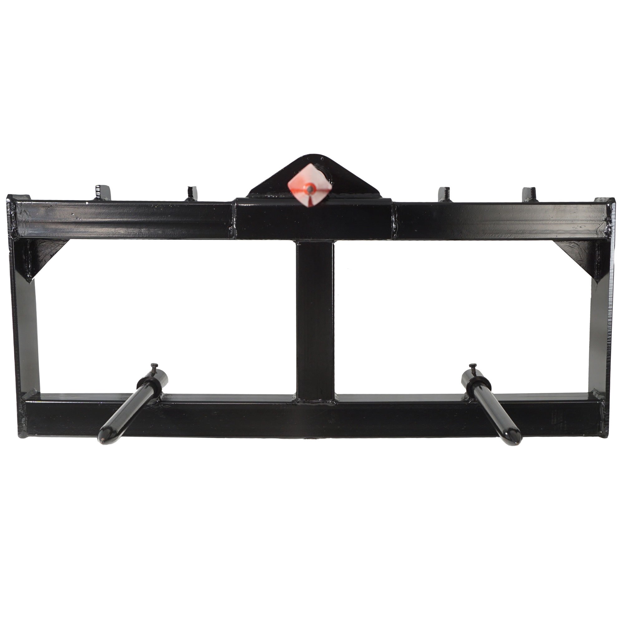 Titan Attachments Skid Steer Hay Frame Attachment, 39" Hay Spear and Stabilizer Spears, Rated 3,000 LB, Quick Tach Mounting, Hay Handing Equipment for Bobcat Tractors