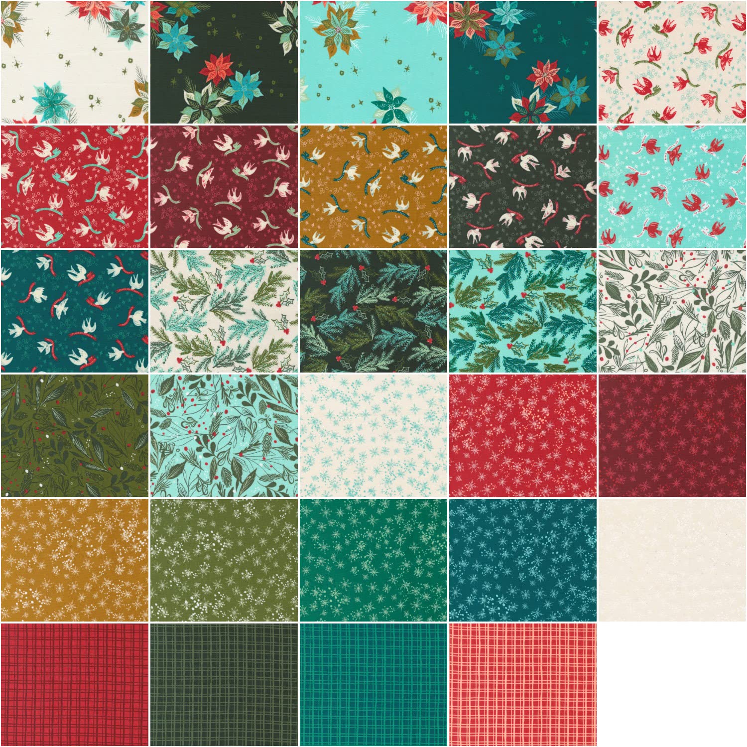 Stephanie Sliwinski Cheer and Merriment Jelly Roll 40 2.5-inch Strips Moda Fabrics 45530JR