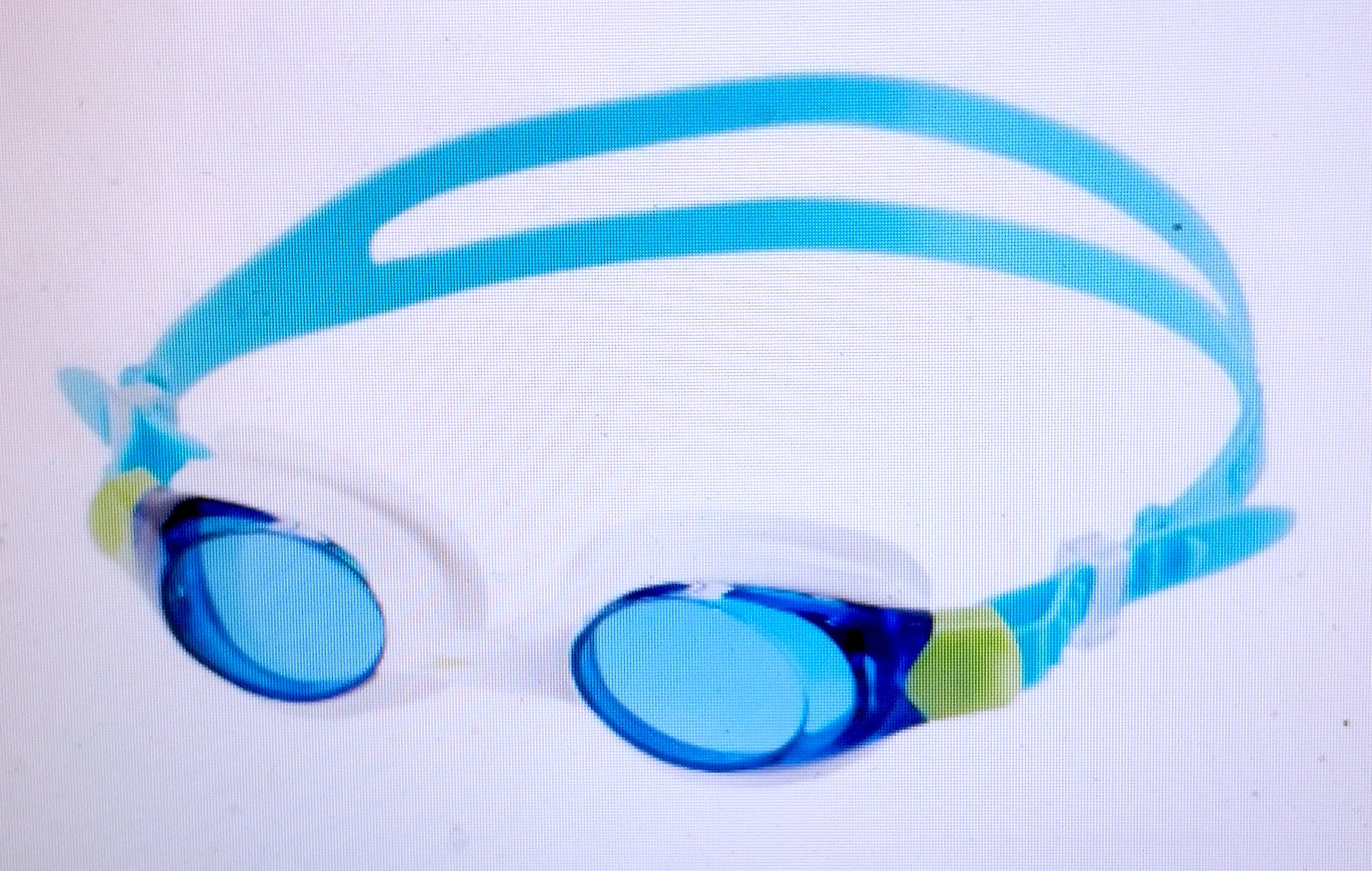 Speedo Kid's Scuba Giggles Goggles (White/Blue)