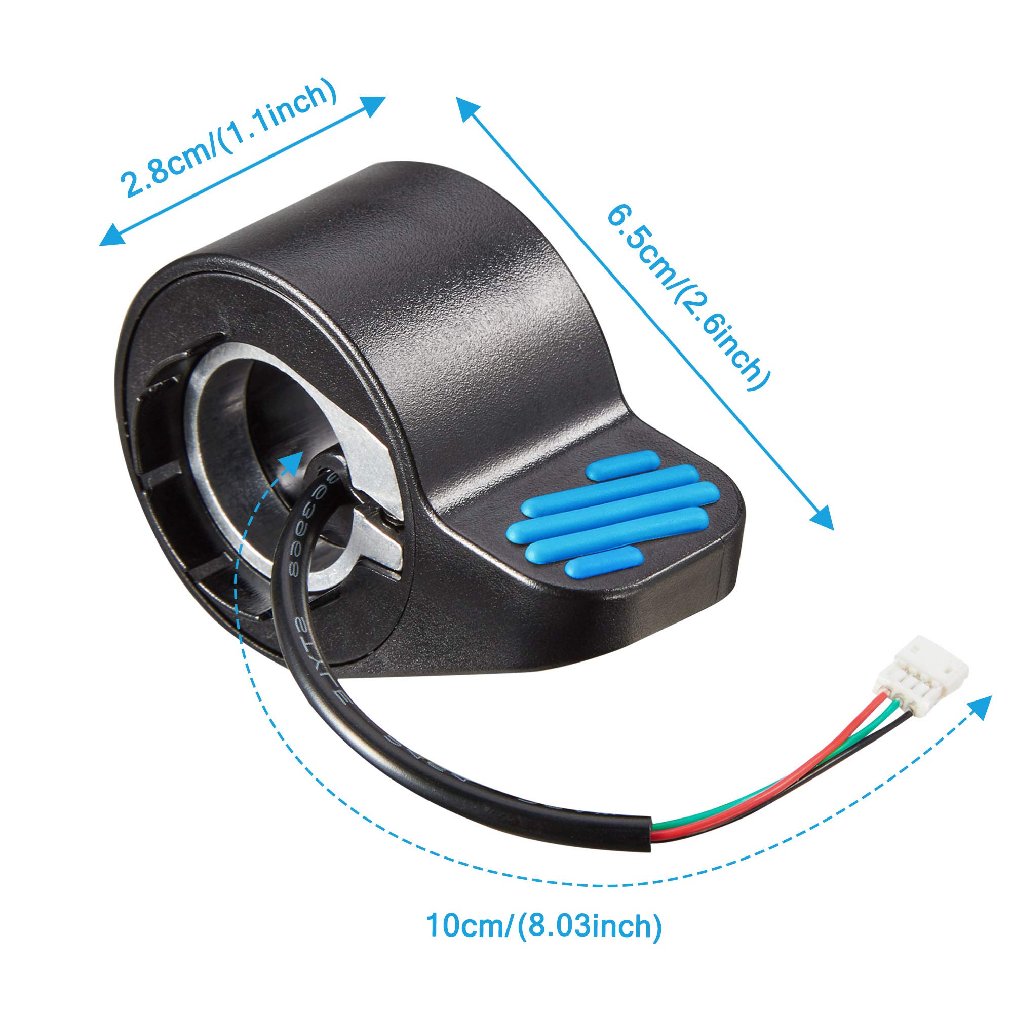 TOMALL Electric Scooter Thumb Throttle Accelerator Throttle Accelerator Replacement Parts Throttle Pedal Replacement Electric Scooter Parts for Ninebot Electric Scooter ES1/ES2/ES3/ES4