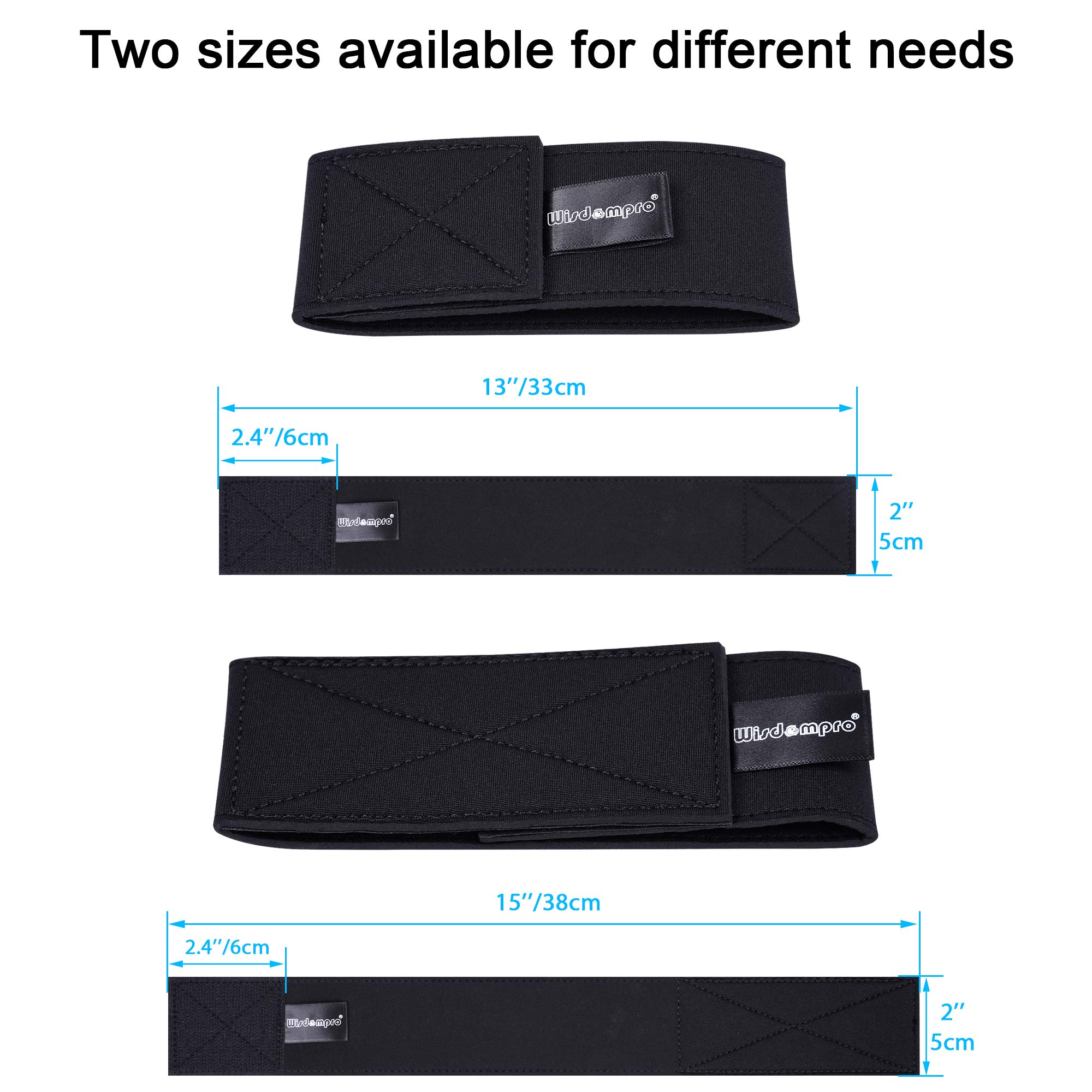 Wisdompro 2 Pcs Neoprene Ankle Blousing Garter Trousers Boot Blousers Strap for Wader Fishing Hunting Biking Military Uniform